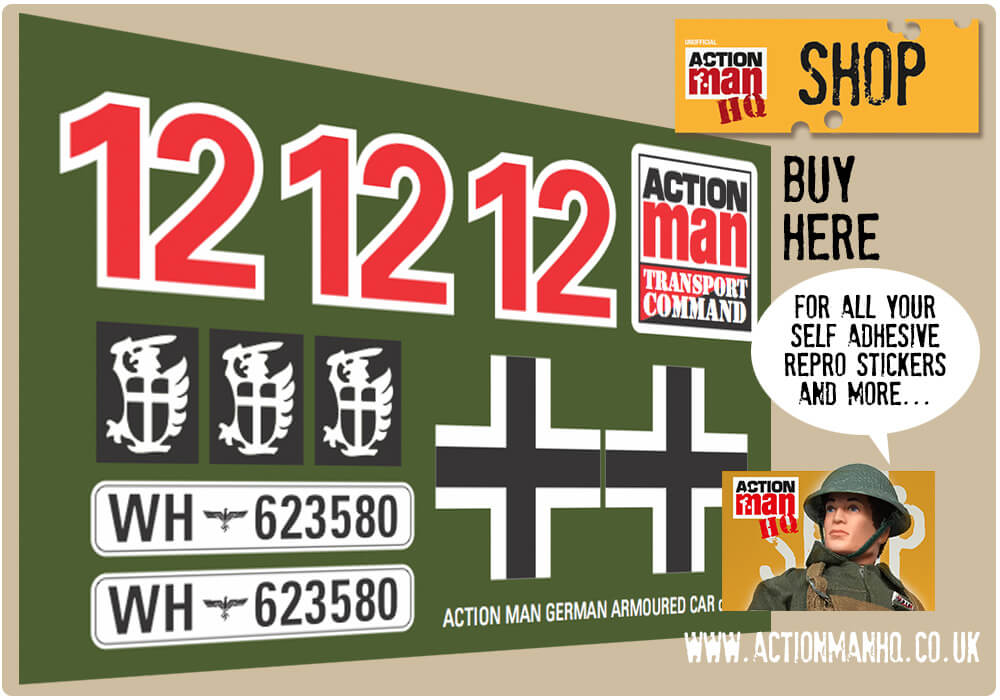Action Man German Armoured Car