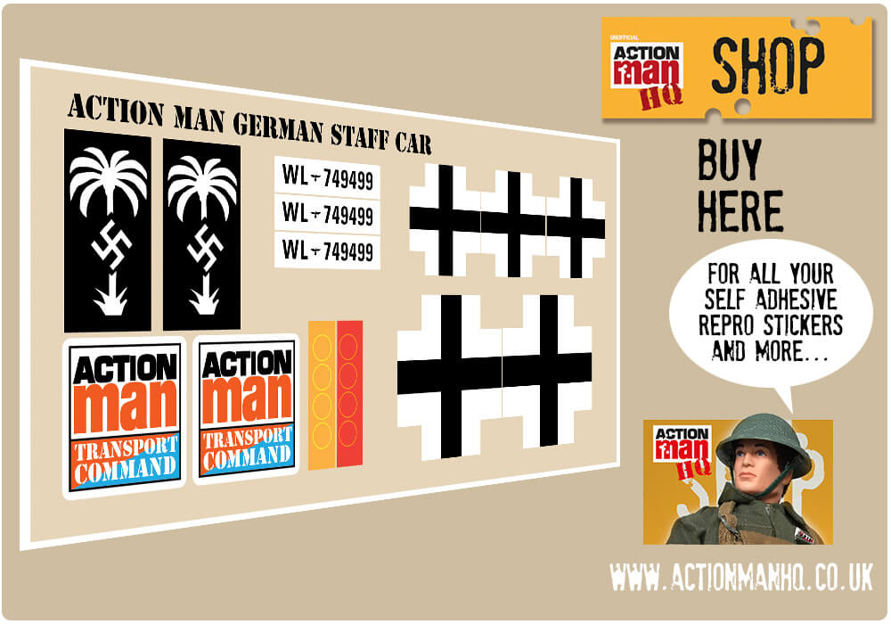 Action Man German Armoured Car